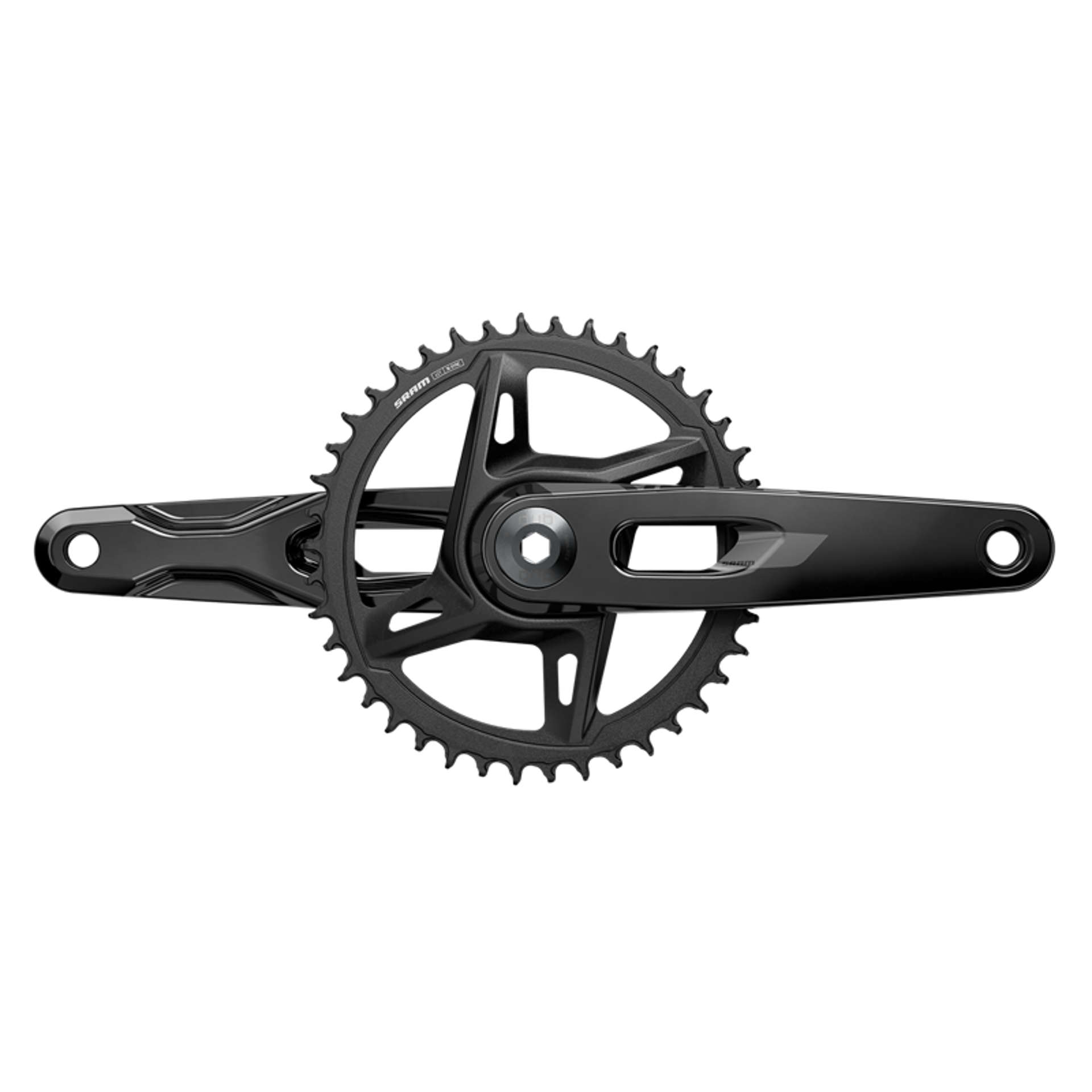 SRAM Rival 1x E1 XPLR Dub Wide DM 42-tooth Crankset w/o BB in Black